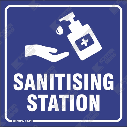 CV08 – Sanitize Station | Kontra Signs