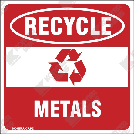 WC555 – Recycle Metals | Kontra Signs